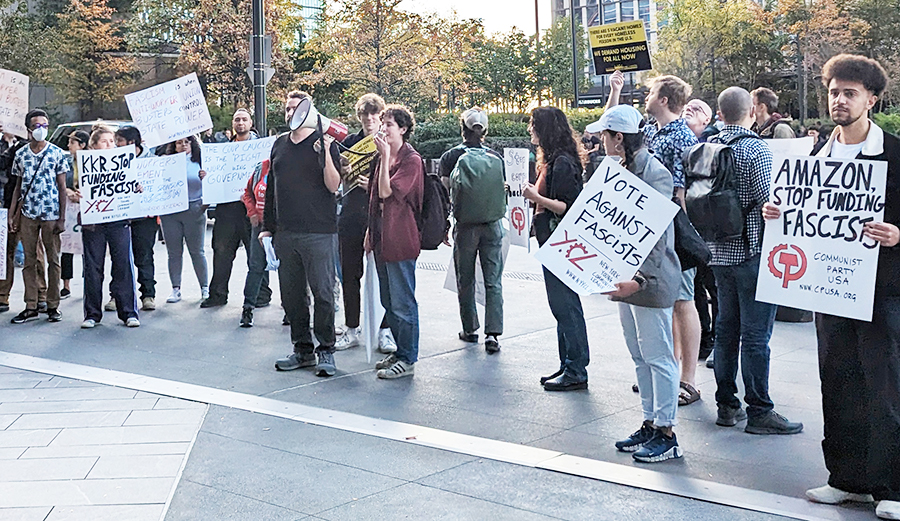 NY coalition protests corporate backers of fascism – Communist Party USA