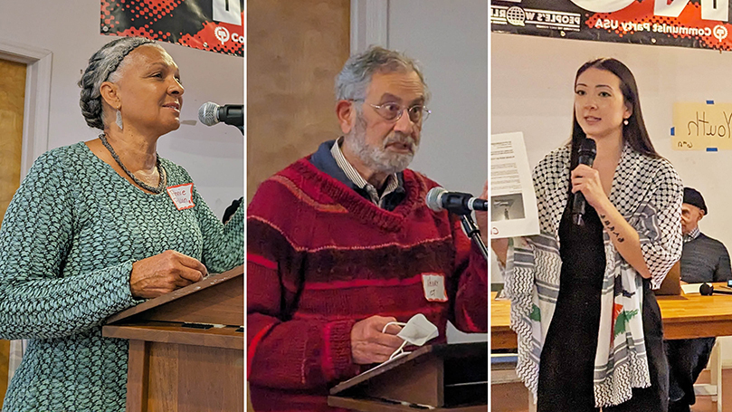 CP activists gather to build the peace movement – Communist Party USA