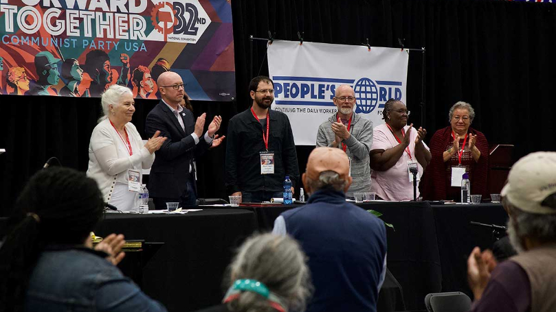 Fraternal parties greet the 32nd CPUSA Convention – Communist Party USA