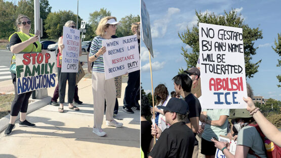 Virginia CPUSA joins racial justice activists at ICE facility protest ...