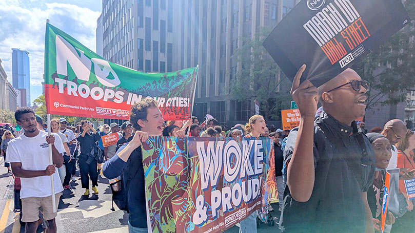 CPUSA members add street heat on Wall Street – Communist Party USA